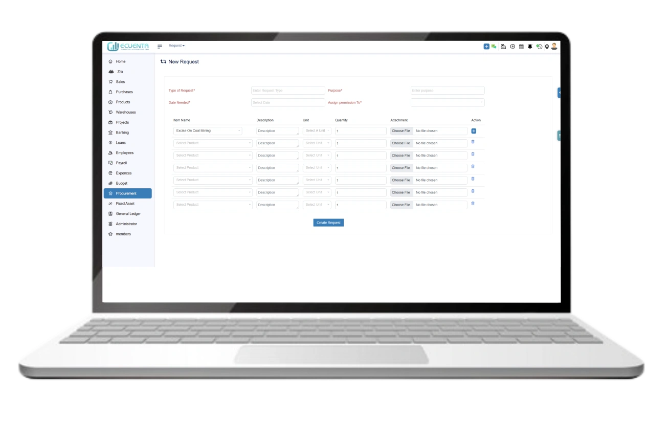 Procurement Management Software User Guide